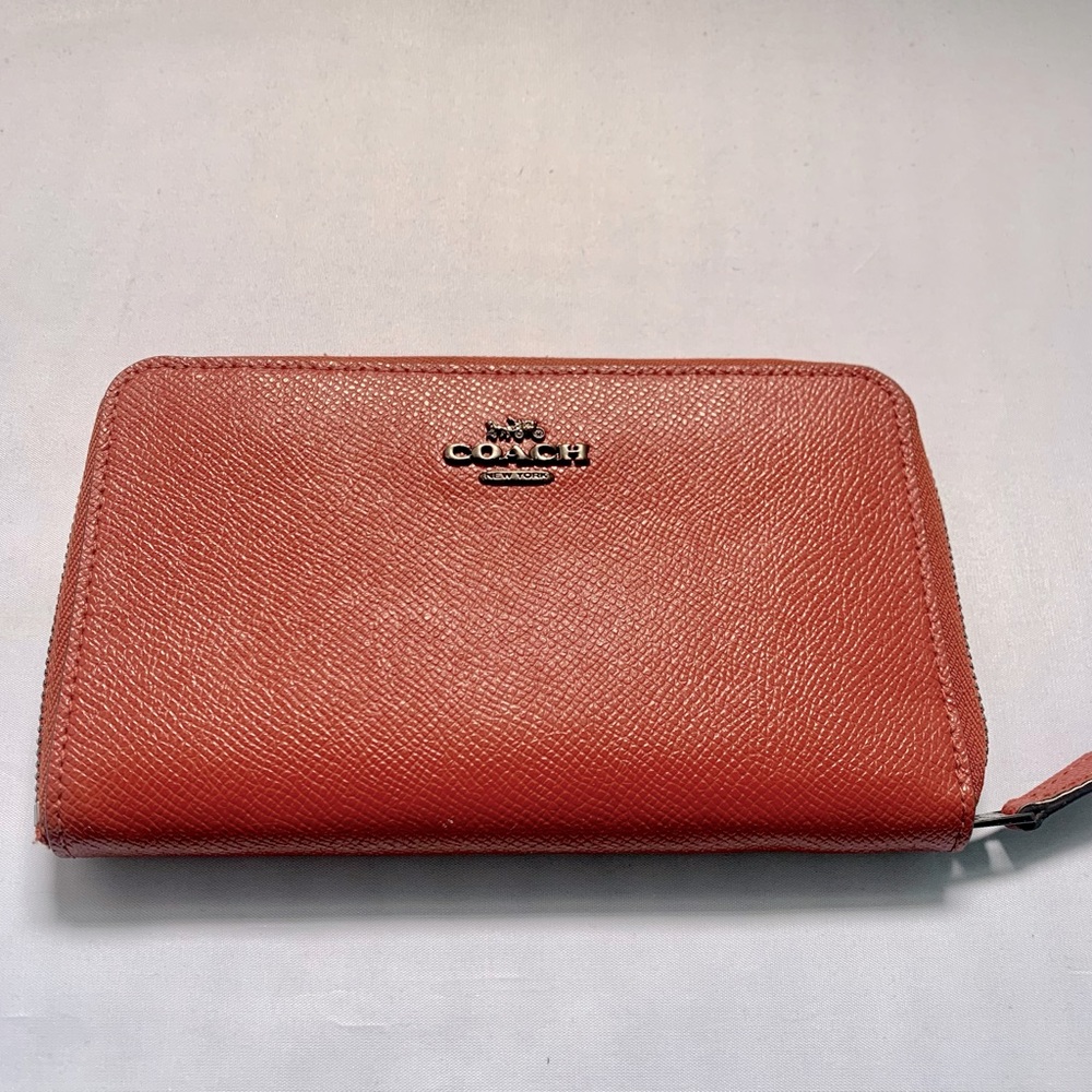 Coach New York Leather Wallet - Gem